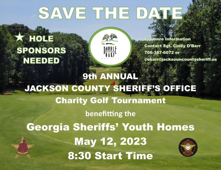 Jackson County Sheriff’s Office 9th Annual Charity Golf Tournament ...
