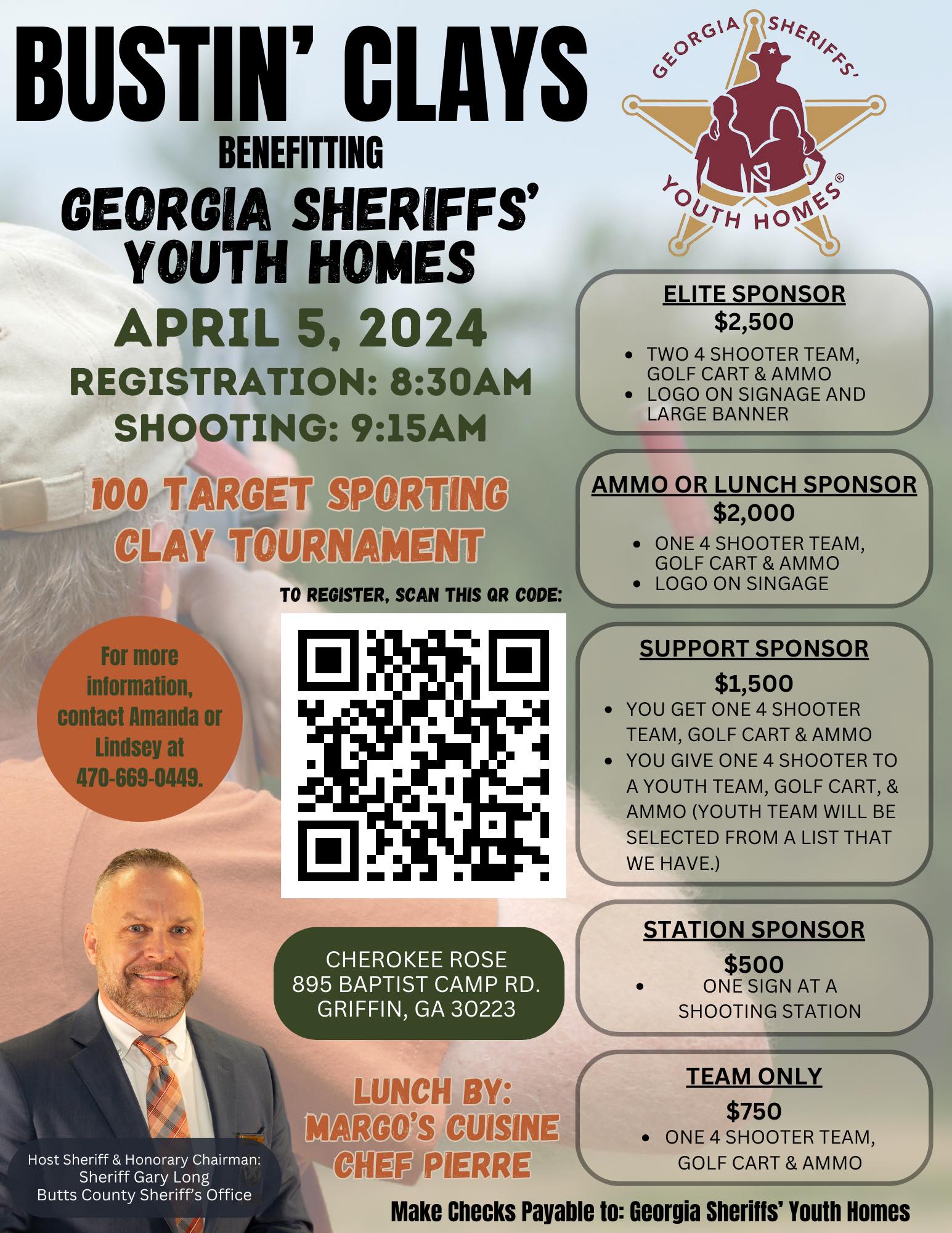 2024 Butts County Bustin’ Clays – Georgia Sheriffs' Youth Homes